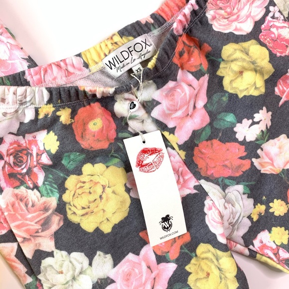 Wildfox | Pants & Jumpsuits | Wildfox Queens Garden Knox Rose Jogger ...